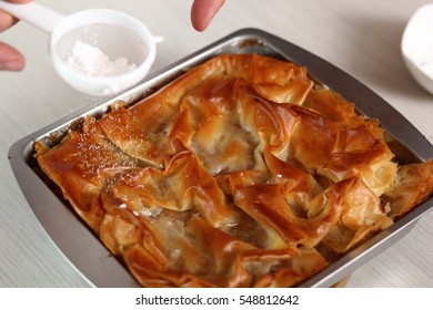 Dusting Pie Icing Sugar Making Filo Stock Photo 548812642 | Shutterstock