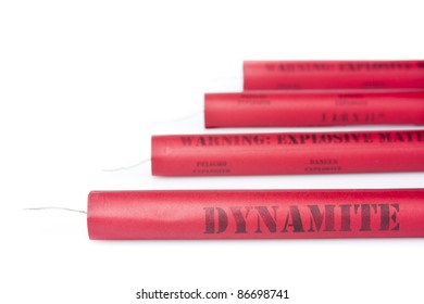 Dynamite On White Background Stock Photo 86698741 | Shutterstock