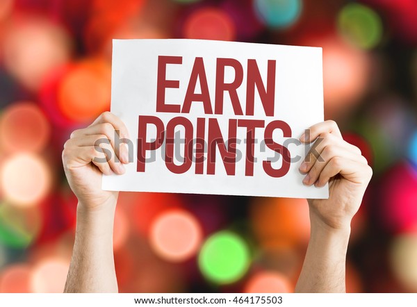 Earn Points Stock Photo (Edit Now) 464175503