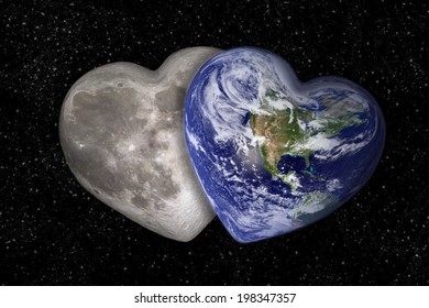 Earth Shape Heart Elements This Image Stock Photo 198347348 | Shutterstock