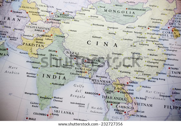 Eastern Globe Map Geographical View Altered Stock Photo (Edit Now ...
