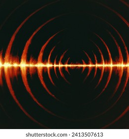 Echo Sound Waves AI-generated image 2413507381 | Shutterstock