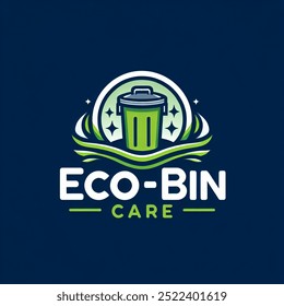 Eco-bin Care Logo Generator Trash Bin AI-generated image 2522404101 ...