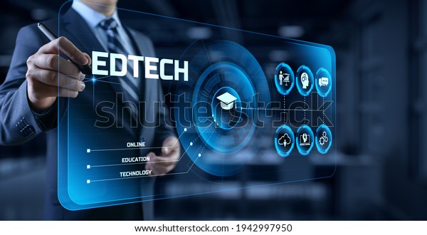 Edtech Education Technology Distance Learning Online Stock Photo (Edit ...