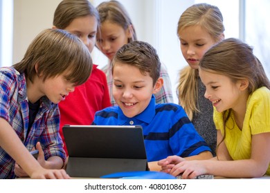 Education Elementary School Learning Technology People Stock Photo ...