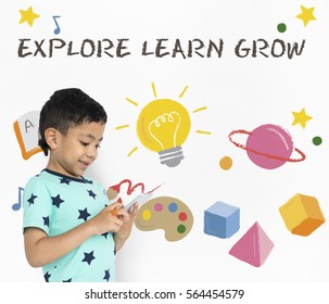 Education Knowledge Explore Learn Grow School Stock Photo (Edit Now ...