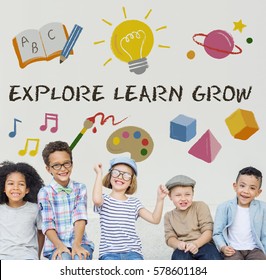 Education Knowledge Explore Learn Grow School Stock Photo 578601184 ...