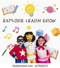 Education Knowledge Explore Learn Grow School Stock Photo 617820215 ...