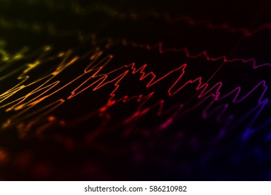 Eeg Wave Backgroundbackground Abnormal Eegbrain Wave Stock Photo ...