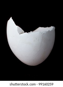 Egg Shell On Dark Background Stock Photo 99160259 | Shutterstock