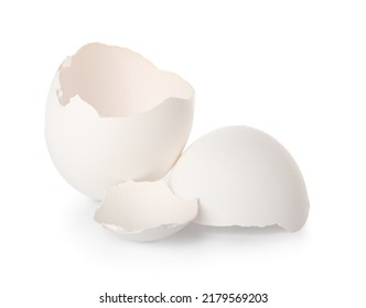 Egg Shells On White Background Stock Photo 2179569203 | Shutterstock