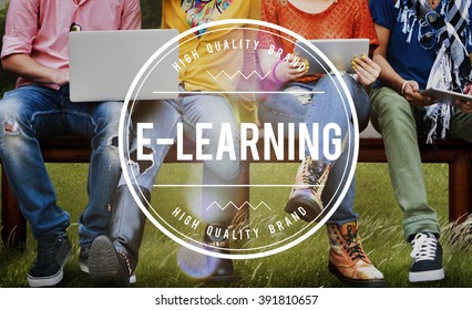 Elearning Education Networking Study Sharing Concept Stock Photo ...