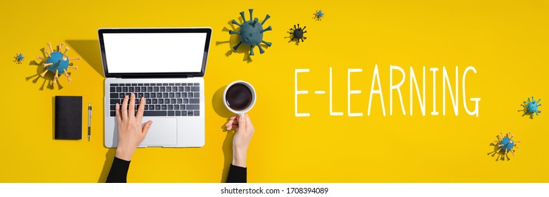4,237 E learning yellow background Images, Stock Photos & Vectors ...