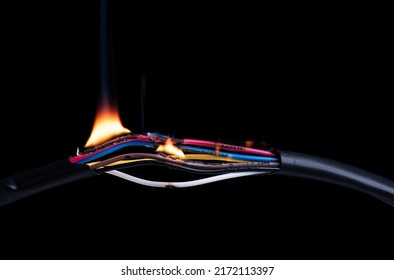 Electric Cable Wire Broken Torn Power Stock Photo 2172113397 | Shutterstock