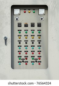 Close Many Button Switch Control Panel Stock Photo 1587805543 ...