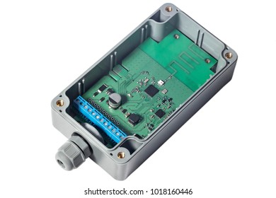 Electric Control Panel Junction Box Isolated Stock Photo 1018160446 ...