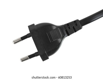 Electric Plug Cable Isolated On White Stock Photo 60813253 | Shutterstock