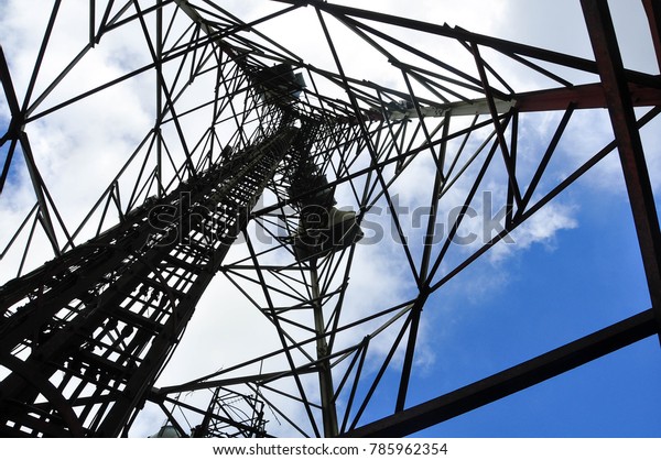 Electric Pole Structure Stock Photo (Edit Now) 785962354