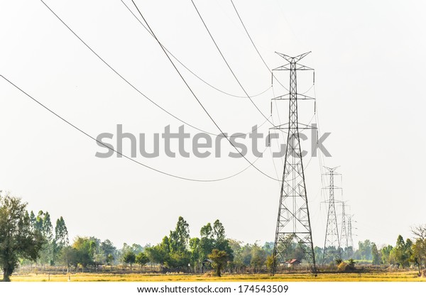 Electric Post Stock Photo (Edit Now) 174543509