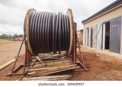 Electrical Cable Drum Roll Large Electrical Stock Photo (Edit Now ...