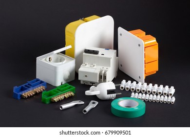 Electrical Component Kit Use Electrical Installationsenergy Stock Photo ...