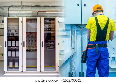 Electrical Concept Installation Switchboard Large Enterprise Stock ...