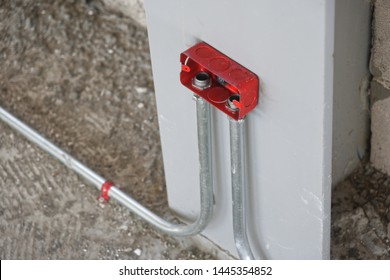 Electrical Conduit Pipe System Square Box Stock Photo 1445354852 ...