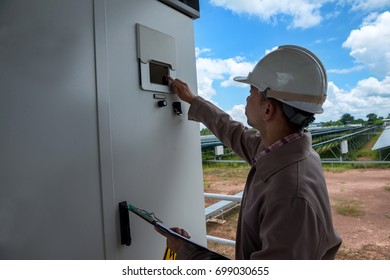 Electrical Engineer Working Control Room Modern Stock Photo (Edit Now ...