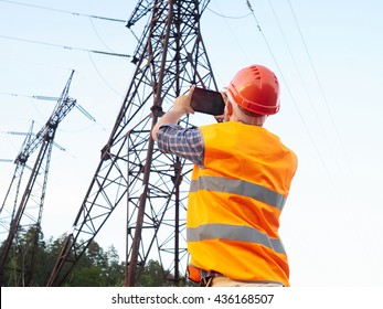 Engineer Technician Watching Team Workers On Stock Photo (Edit Now ...
