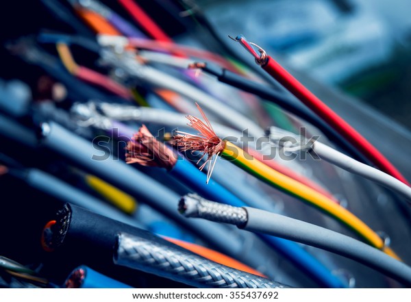 Electrical Equipment Background Texture Stock Photo (Edit Now) 355437692