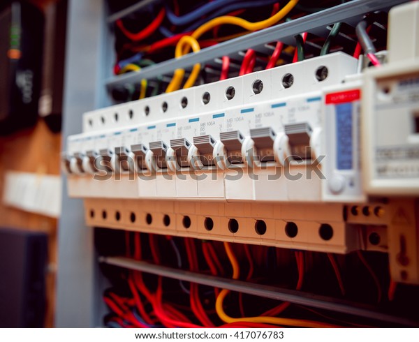 Electrical Equipment Background Texture Stock Photo (Edit Now) 417076783