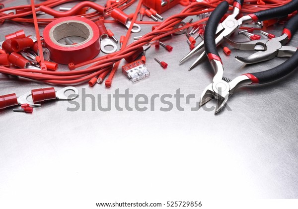 Electrical Installation Tools Accessories Stock Photo 525729856 ...
