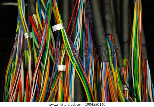 Electrical Materials Used Wire Processing Stock Photo 1904550160 ...