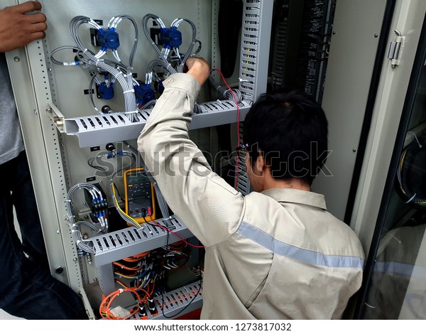 Electrical Measurement Pt Loop Test By Stock Photo 1273817032 ...