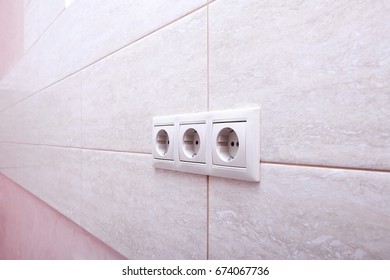 Electrical Outlets Tile Stock Photo 674067736 | Shutterstock