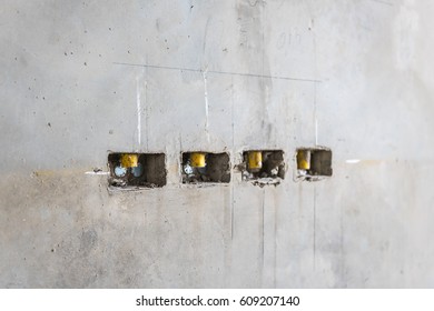 Construction Site Precast Concrete Pile Piledriver Stock Photo ...