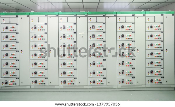 Electrical Switchgear Industrial Electrical Switch Panel Stock Photo ...