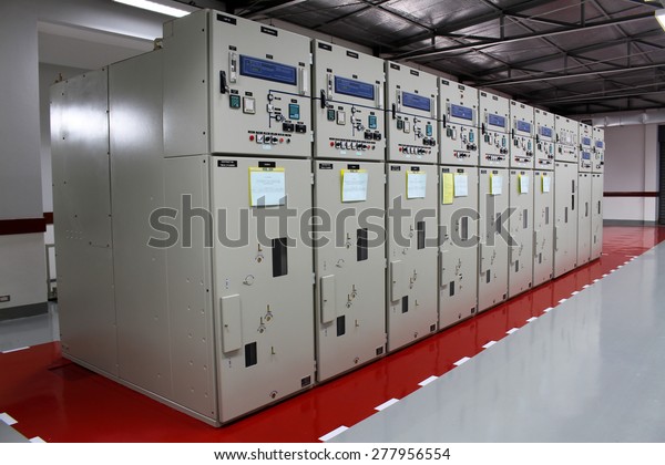 Electrical Switchgear Substation Stock Photo (Edit Now) 277956554
