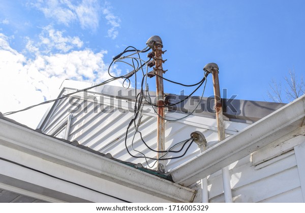 Electrical System Defect Found During Home Stock Photo 1716005329 ...