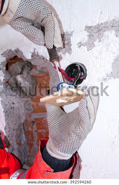 Electrician Work Plug Stock Photo 392594260 | Shutterstock