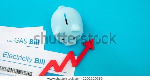 Electricity Gas Bills Red Rising Arrow Stock Photo 2202120393 ... Electricity Gas Bills Red Rising Arrow Stock Photo 2202120393 ...