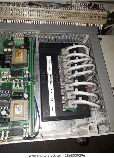 Electronic Board Component System Circuit Stock Photo 1868039296 ...