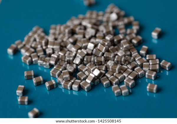 Electronic Components Lots Chip Ceramic Capacitor Stock Photo (Edit Now ...