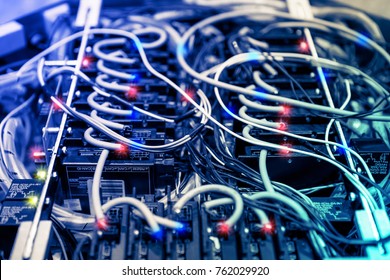 Electronic Control Panel Wiring Connected Electronic Stock Photo ...