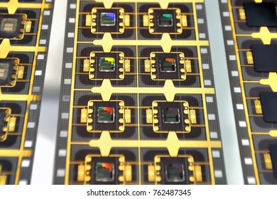 Electronic Label Micro Chips Form Movie Stock Photo 762487345 ...