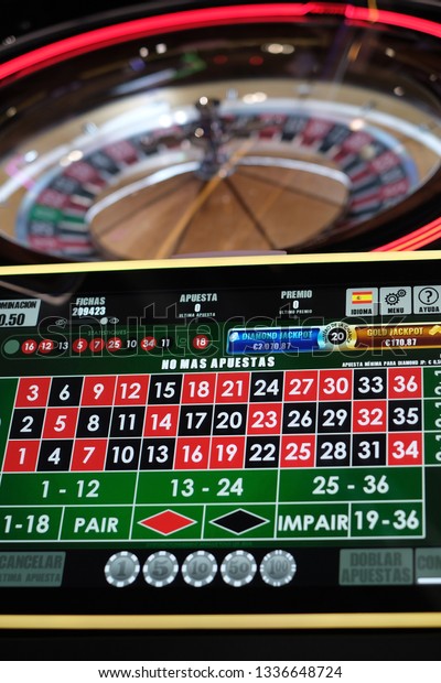 Electronic Roulette Client Terminals Stock Photo (Edit Now) 1336648724