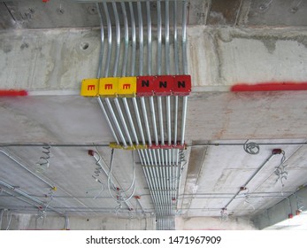 Electronic System Building While Build Construction Stock Photo ...