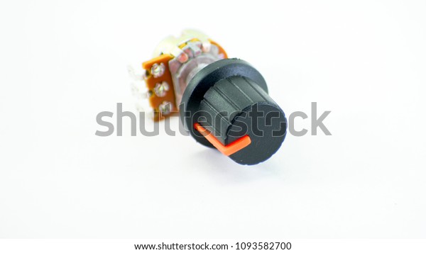Electronic Volume Control Nob Variable Resistance Stock Photo ...