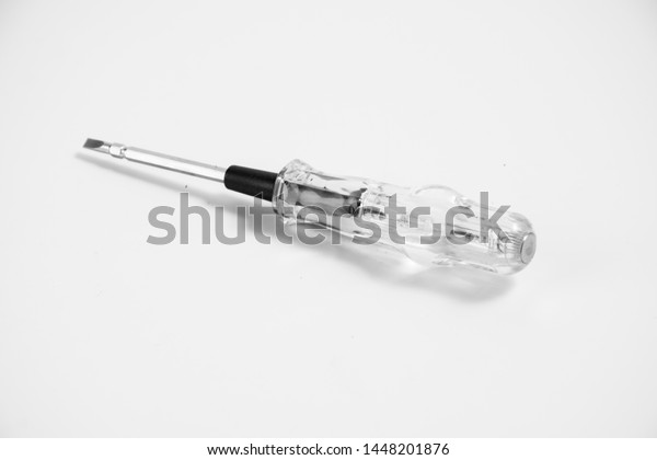Electroscope Pen Placed On White Background Stock Photo 1448201876 ...