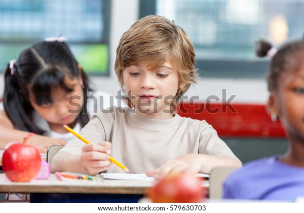 Elementary Classroom Lesson Stock Photo (Edit Now) 579630703
